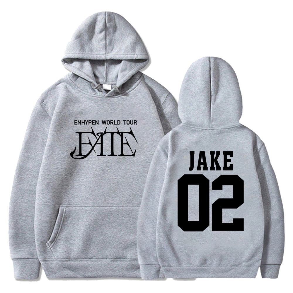 Kpop Enhypen JAKE Merch FATE World Tour Hoodie Long Sleeve Streetwear ...