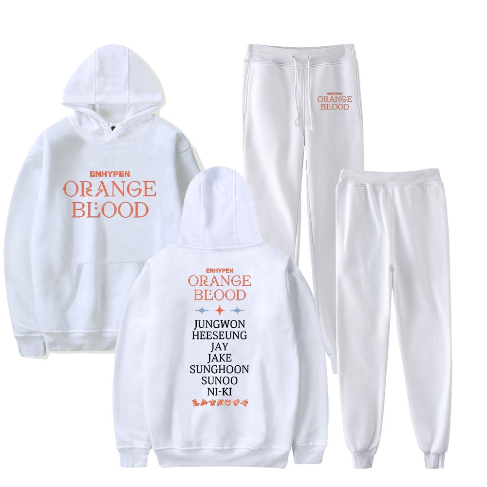 Kpop Enhypen Orange Blood Merch Men/Women Fall Suit Hoodies Sportswear ...