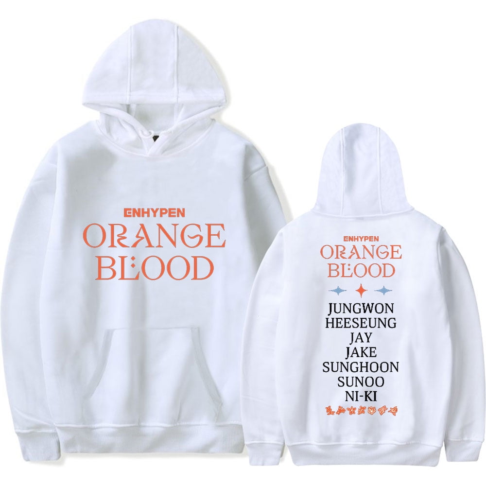 Kpop Enhypen Orange Blood Merch Men/Women Hoodies Sweatshirt Fashion ...