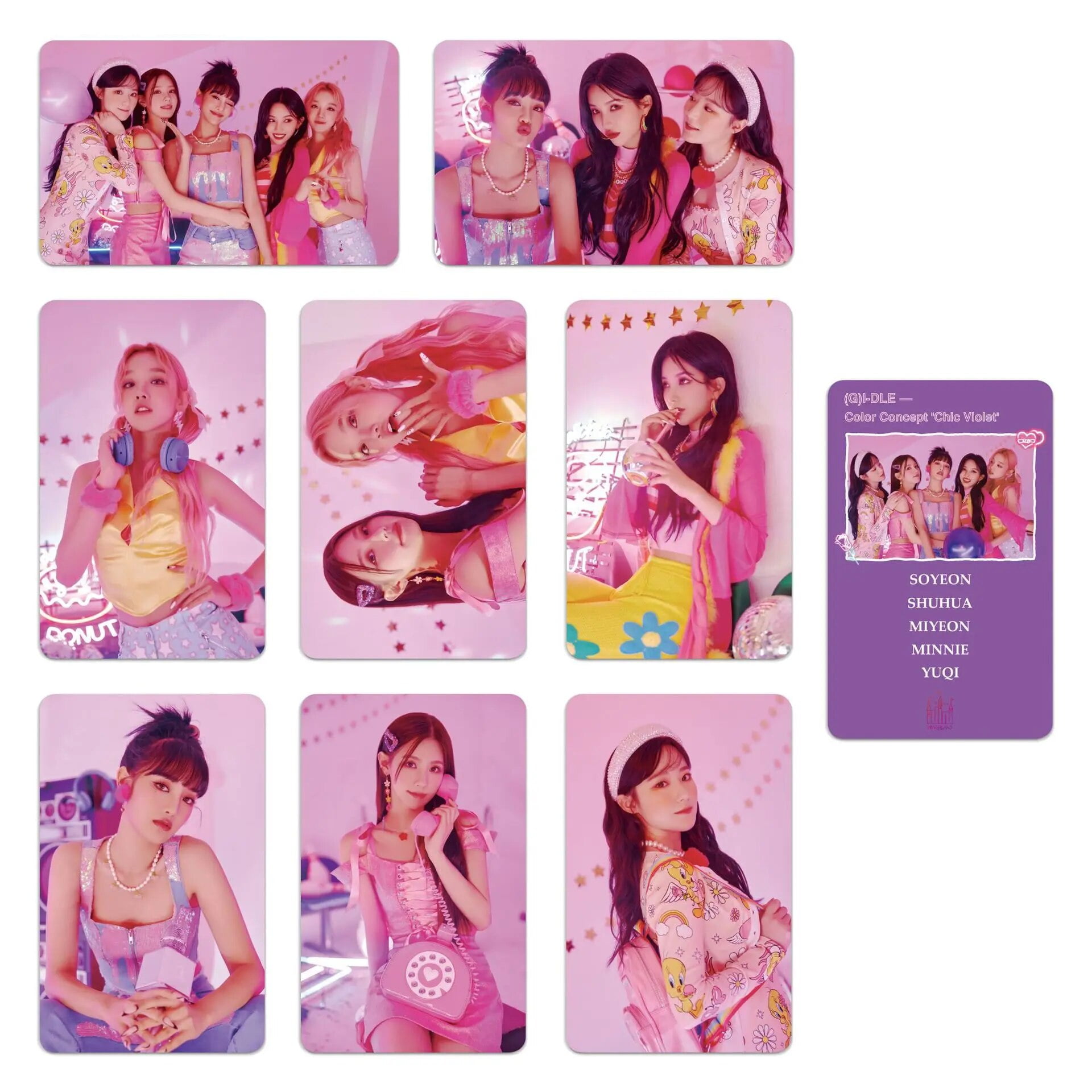 Kpop (G)I-DLE photocards SOYEON universe photo lomo cards GOOD BOY GONE ...