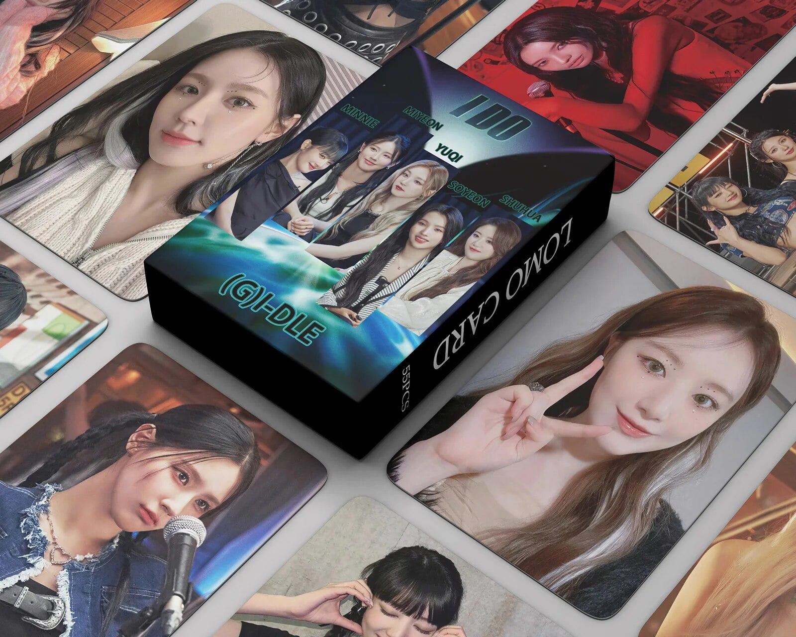 Kpop GIDLE New Song I DO lomo cards Twice MISAMO PhotoCards TREASURE Reboot HD Photo Card for ...