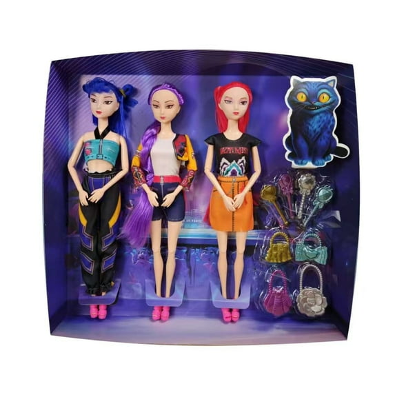 Kpop Group Dolls with Musical Instruments Kits K-POP+Hunter Anime ...