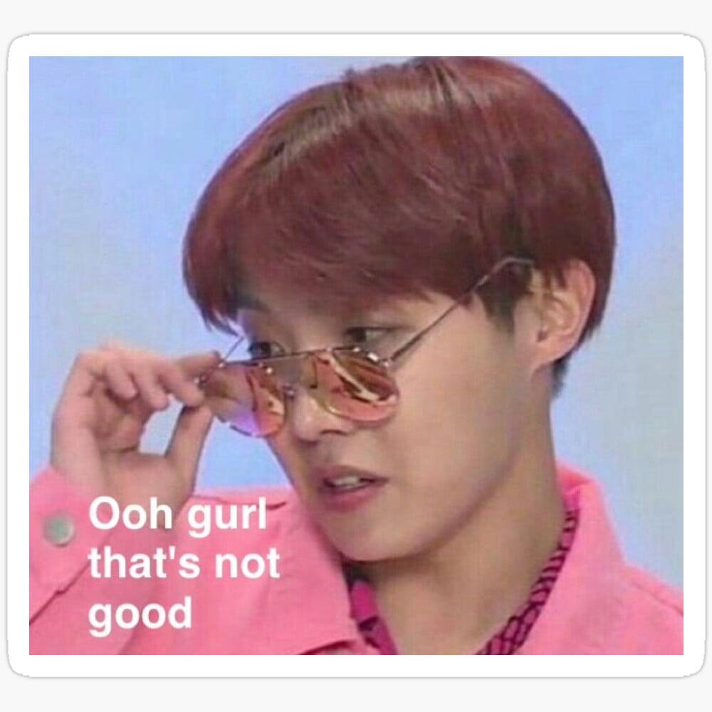 Kpop Hoseok Gurl Sticker Phone Decal Water Bottle Stickers Car Decals ...