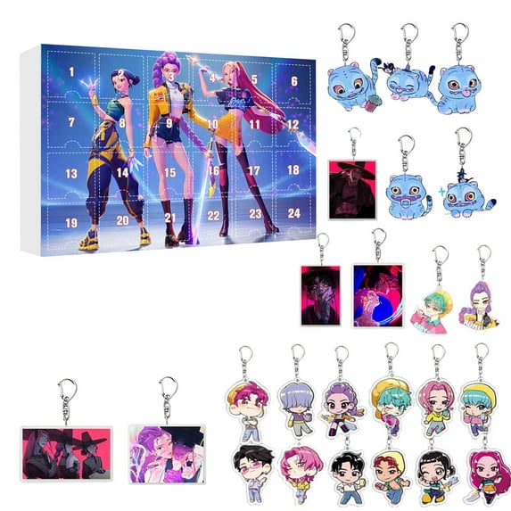 Kpop Hunters Advent Calendar 2025 2026 Christmas Halloween Figures ...