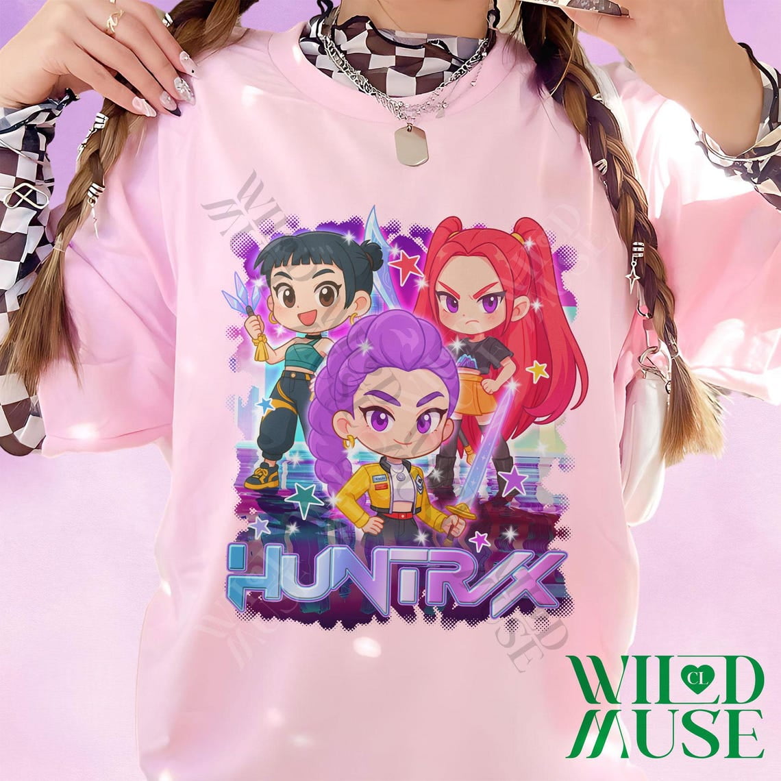 Kpop Huntrix Shirt, Kpop Demon Hunters Shirt - Walmart.com