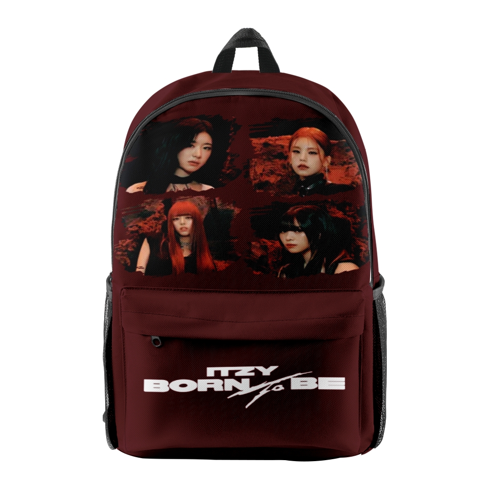 Kpop ITZY Vintage Photo Backpack 2024 Born to Be Tour Casual Daypack ...