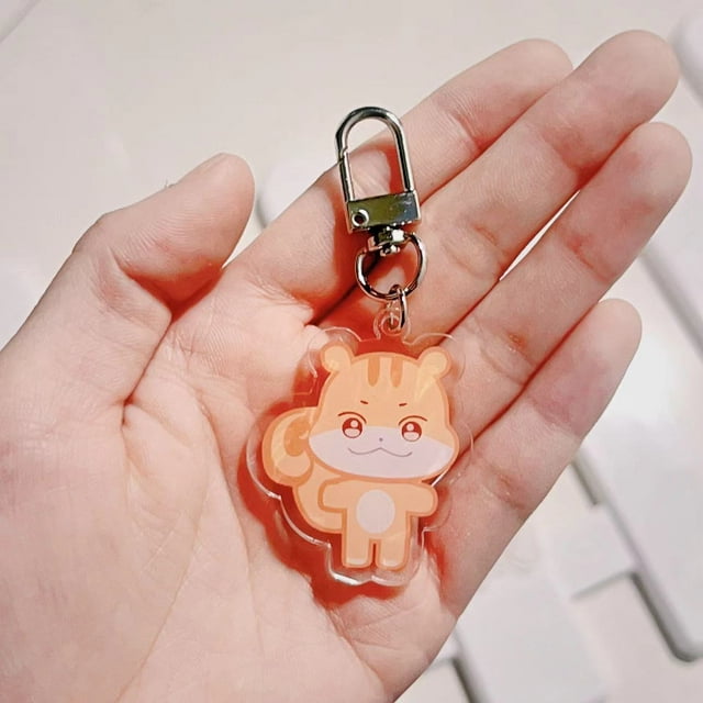 Kpop Idol ATEEZ Keyring Aniteez Acrylic Double-sided Sandwich Keychain ...