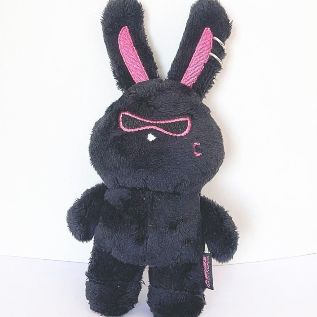 ATEEZ Mito Doll - Cute Seonghwa Plushie, Black Bunny Stuffed Toy, Fun ...