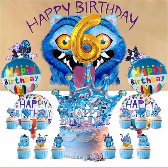 Kpop Idol Derpy Party Supplies Decor 6th Kit Balloons Birthday Cake ...