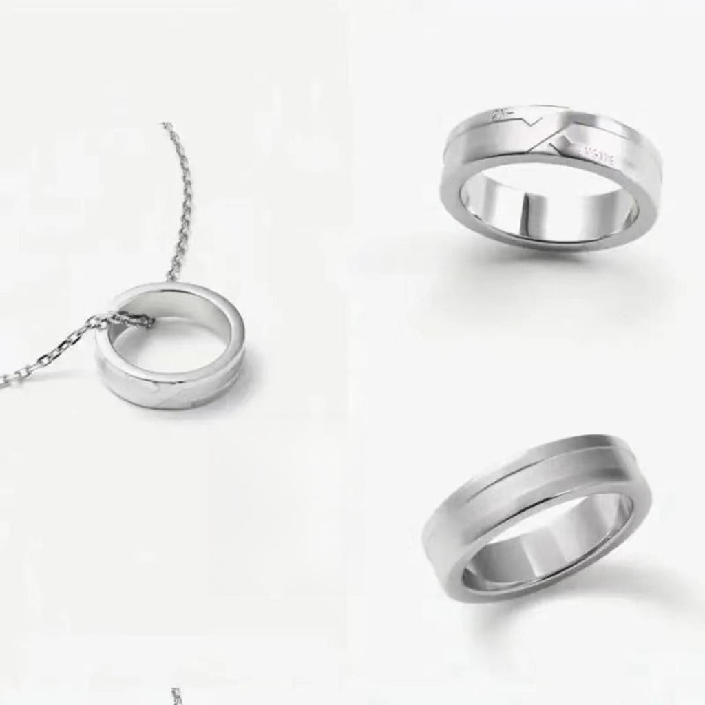 Kpop Idol ENHYPEN ROMANCE UNTOLD Ringnecklace ENGENE Member Charm Rings ...