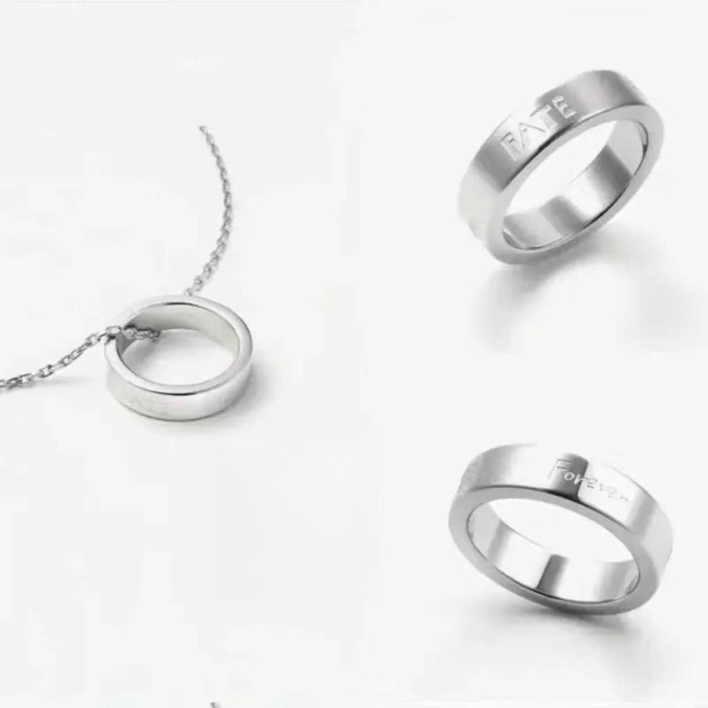 Kpop Idol ENHYPEN ROMANCE UNTOLD Ringnecklace ENGENE Member Charm Rings ...