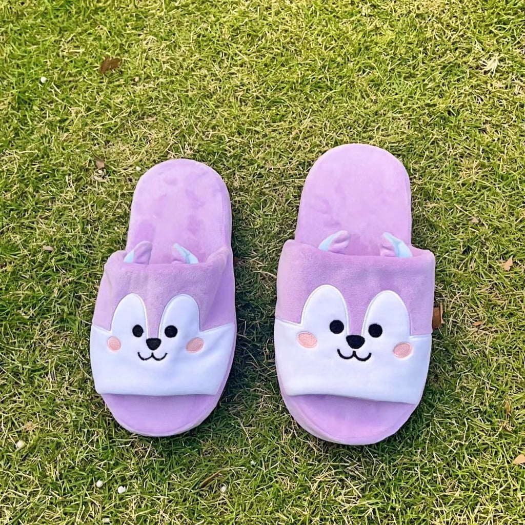Kpop Idol Jhope Hobi Making Inside Mang Plush Slippers Indoor Slippers ...