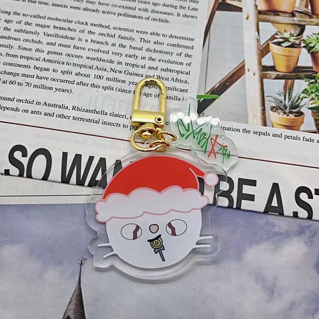 Kpop Idol StrayKids Christmas Collection Acrylic Key Ring SKZ Keychain ...