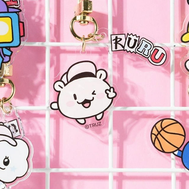 Kpop Idol TREASURE Cute Cartoon Characters TRUZ Keychains Acrylic ...