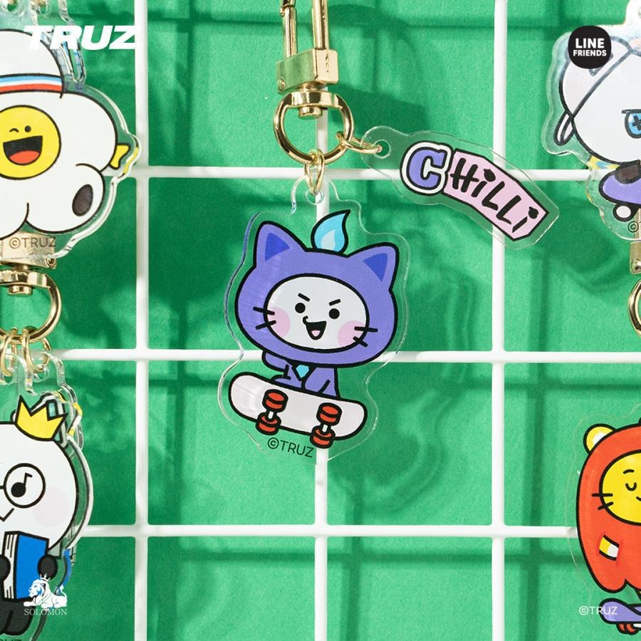 Kpop Idol TREASURE Cute Cartoon Characters TRUZ Keychains Acrylic ...