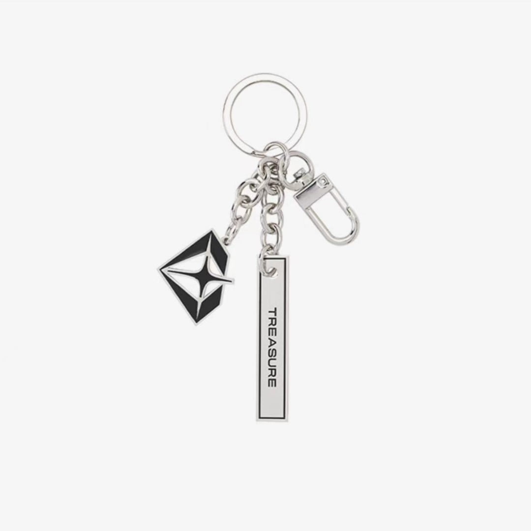 Kpop Idol TREASURE Logo Keyring TRUZ 2nd Full Album Reboot Merch Metal ...