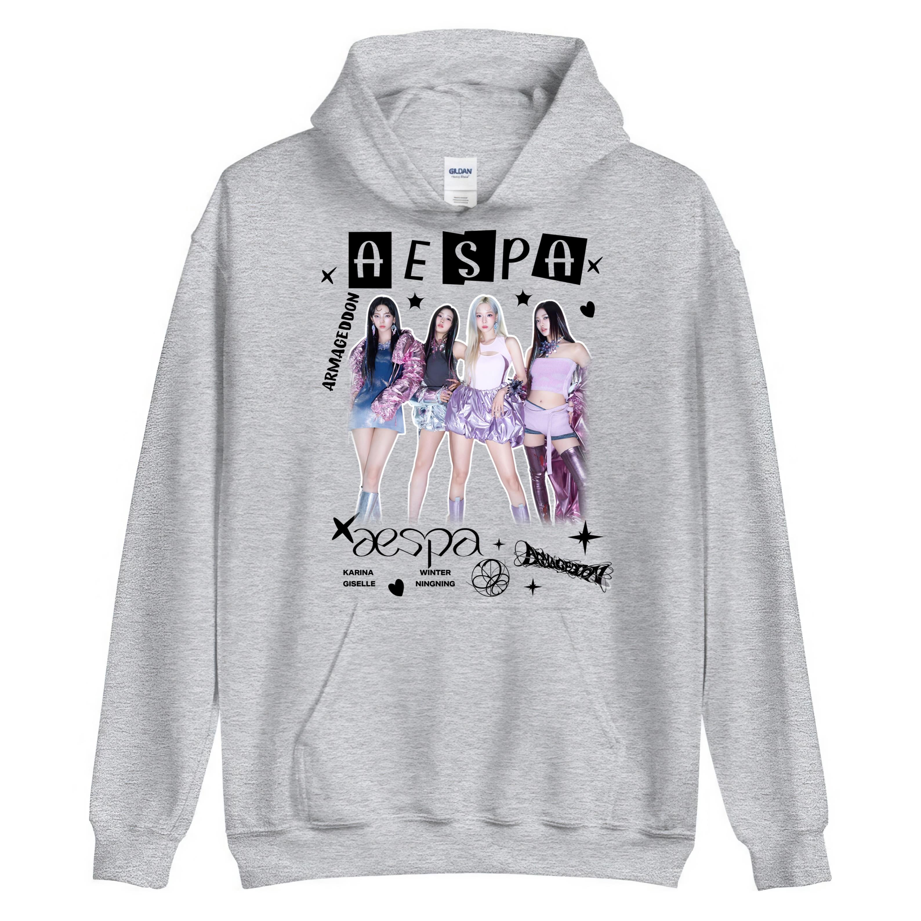 Kpop Inspired Graphic Shirt, Armageddon Album Fan Tee, Synk Hyper Line ...