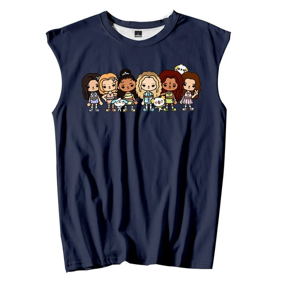Kpop Katseye Anime Logo Cartoon Tank Tops Unisex Sleeveless Vest Men ...