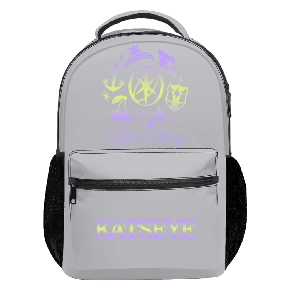 Kpop Katseye Soft is Strong Merch Backpack Casual Packsack Men Women ...