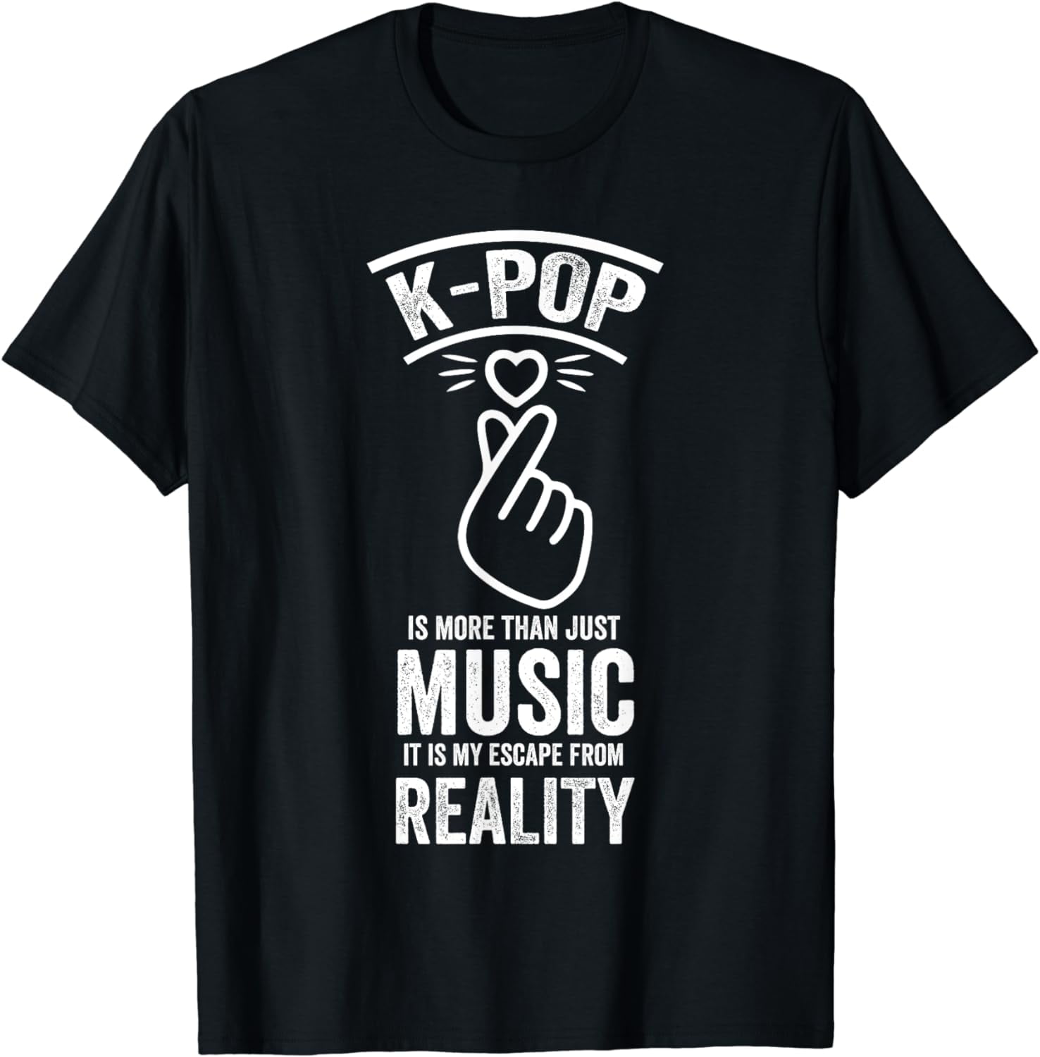 Kpop Koean Pop Music Saranghae Hand Gift T-Shirt - Walmart.com