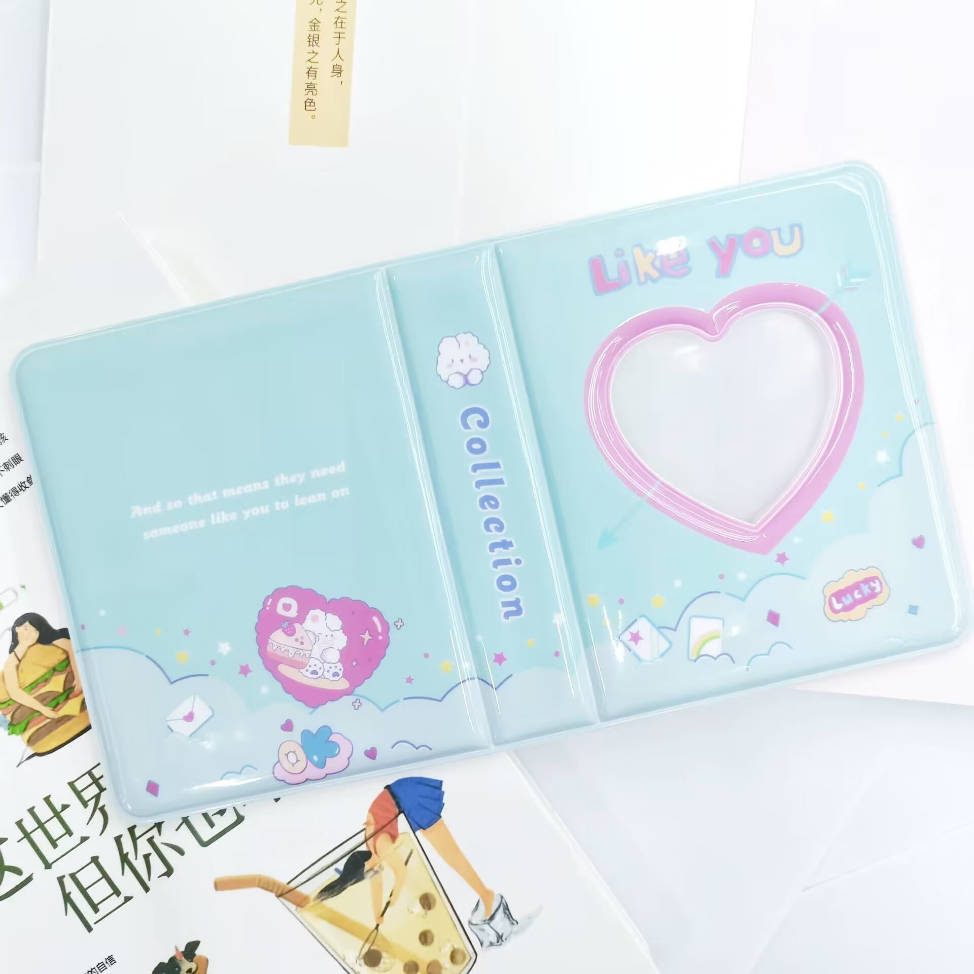 Kpop Photocards Binder Cute Photo Album Mini Photocard Holder 3 Inch ...
