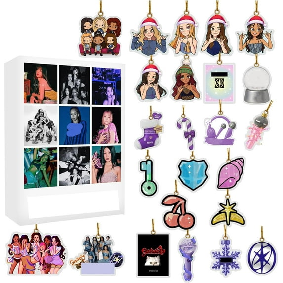 Kpop Star Advent Calendar 2025,24 Days Christmas Countdown Calendar ...