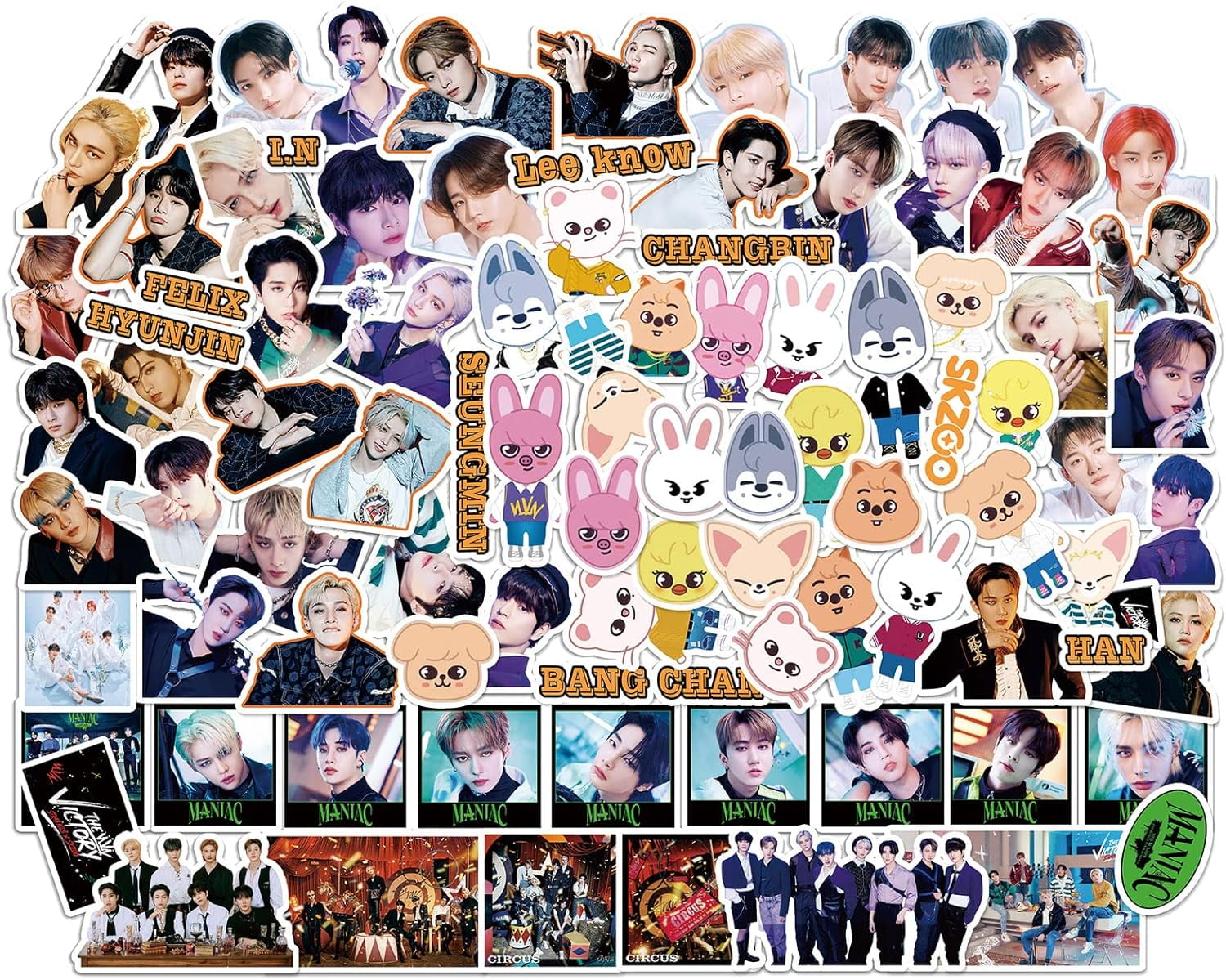 Customer reviews for Kpop Stray Kids 91pcs Stickers Vinyl Laptop ...