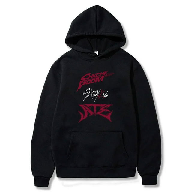 Kpop Stray Kids Ate Chk Chk Boom Merch Hoodies SKZ New Logo Hooded ...