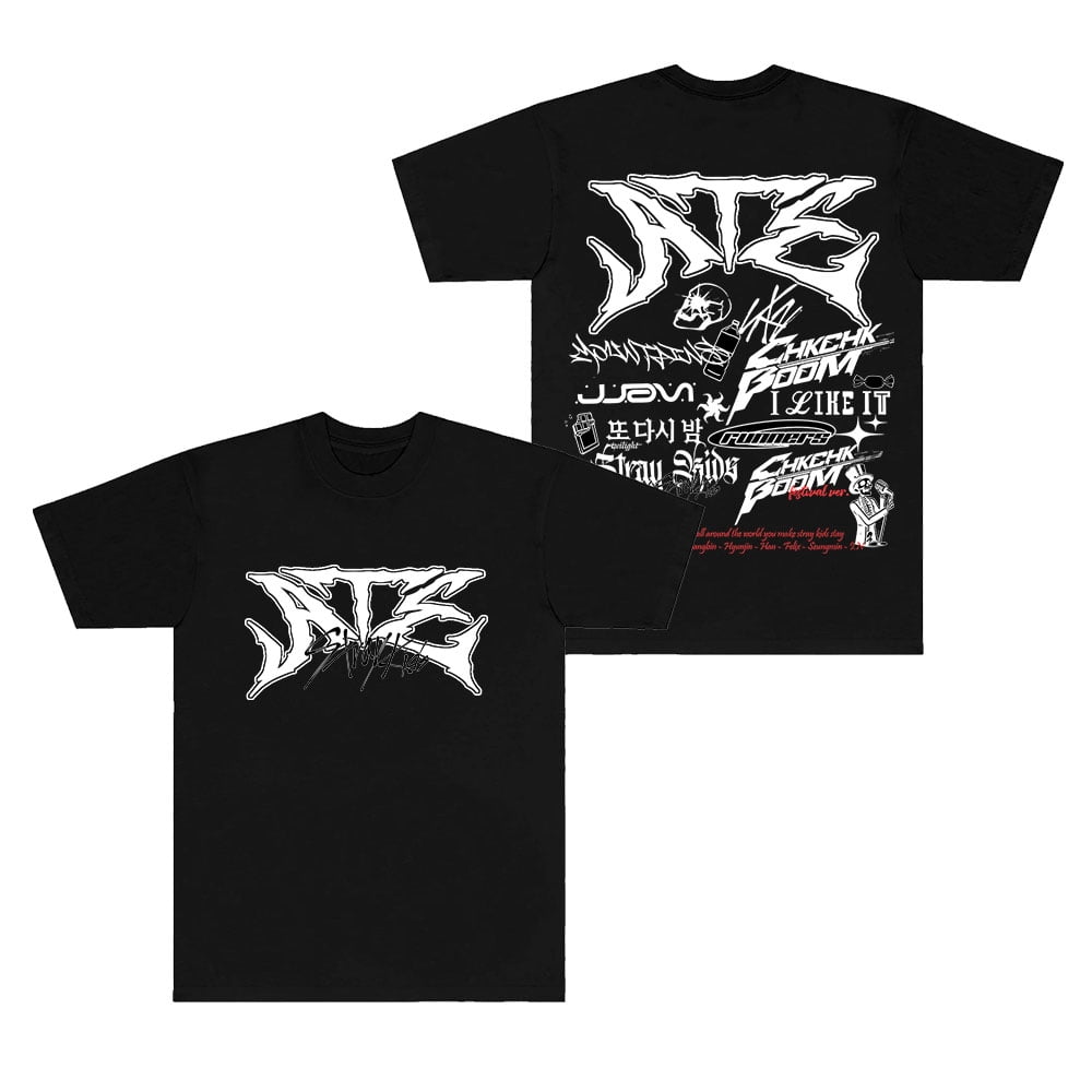 Kpop Stray Kids Ate Tracklist Tee SKZ Dominate World Tour Merch T ...