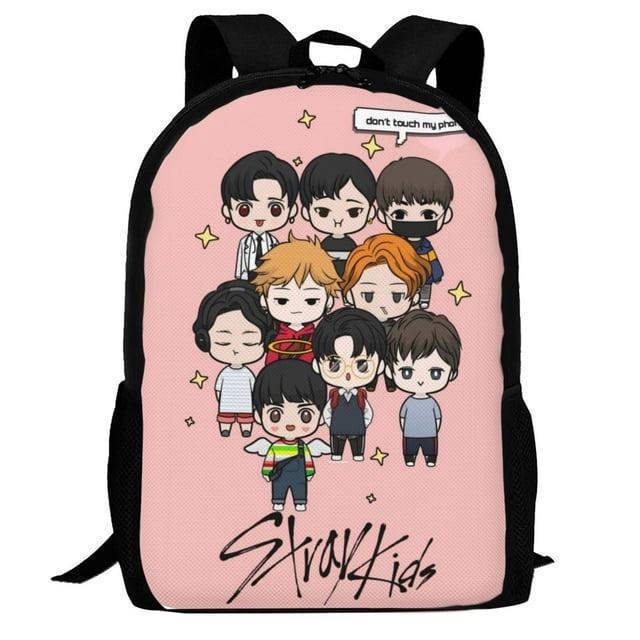Kpop Stray Kids Backpack,3d Print Laptop Backpack Lightweight Casual ...