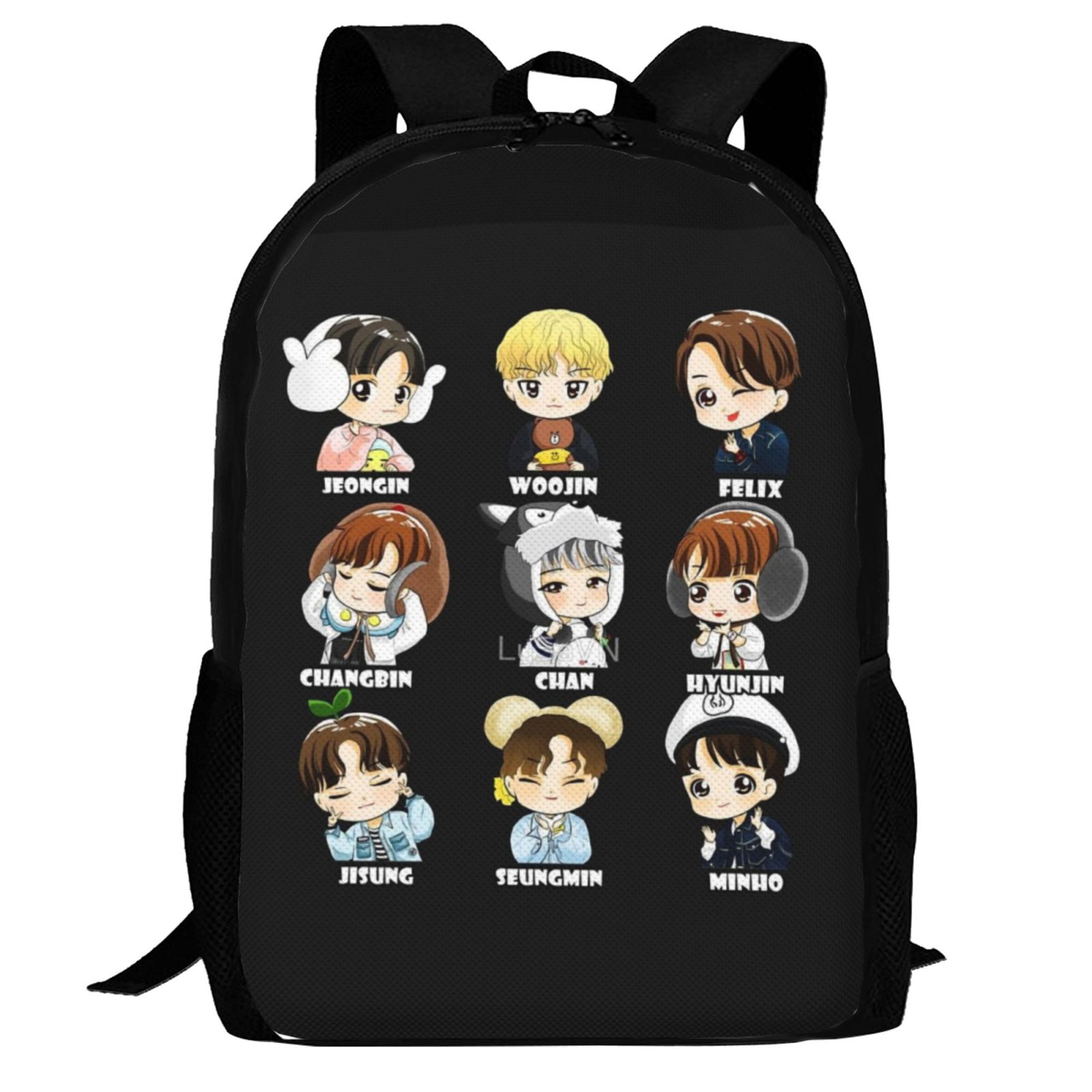 Kpop Stray Kids Backpack,3d Print Laptop Backpack Lightweight Casual ...