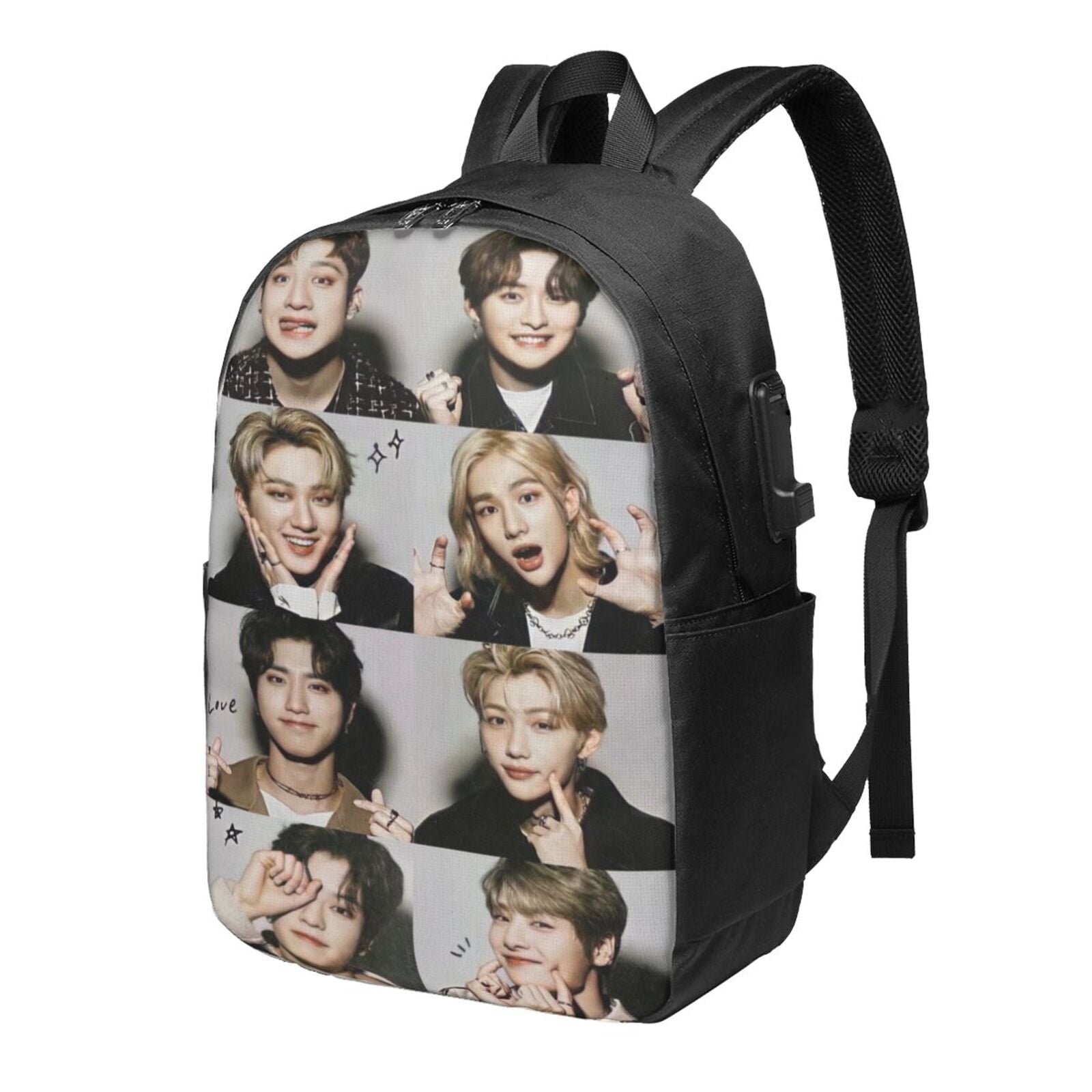 Kpop Stray Kids Backpack for Men Women Teen , Water Resistant Casual ...