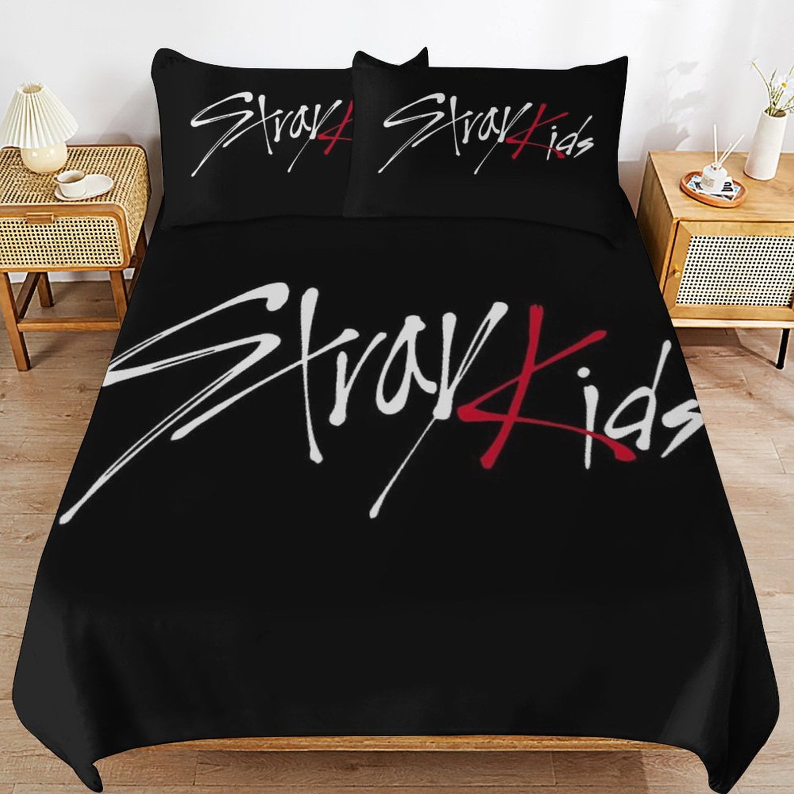 Kpop Stray Kids Bed Duvet Cover Microfiber Bedding Sets 3D Printed ...