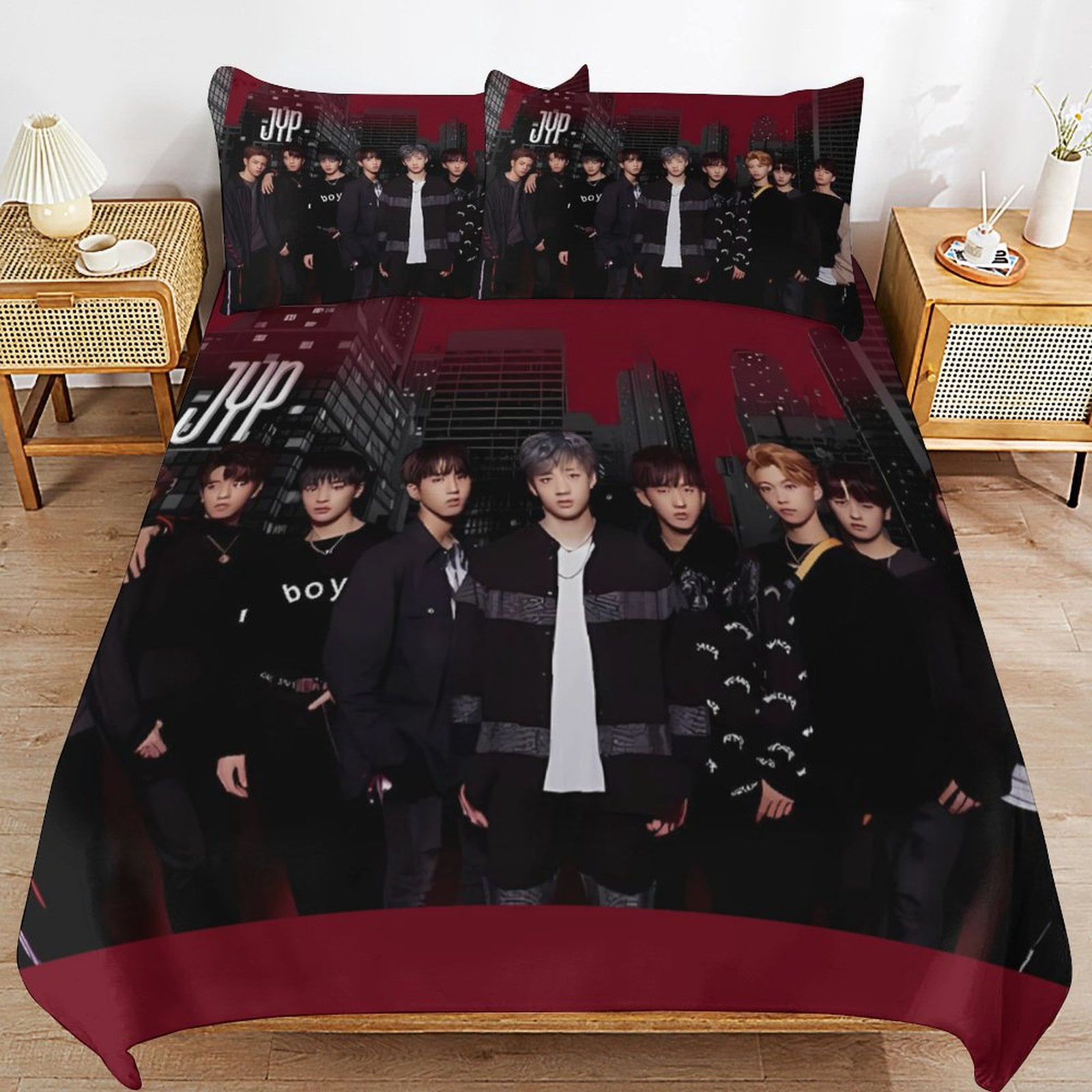 Kpop Stray Kids Bed Duvet Cover Microfiber Bedding Sets 3D Printed ...