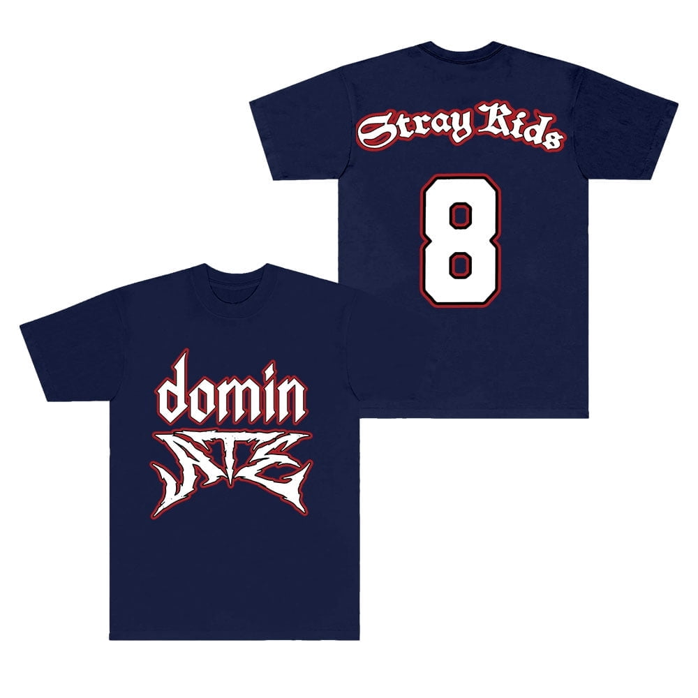 Kpop Stray Kids Dominate 8 Logo T-Shirts SKZ World Tour Merch Women Men ...