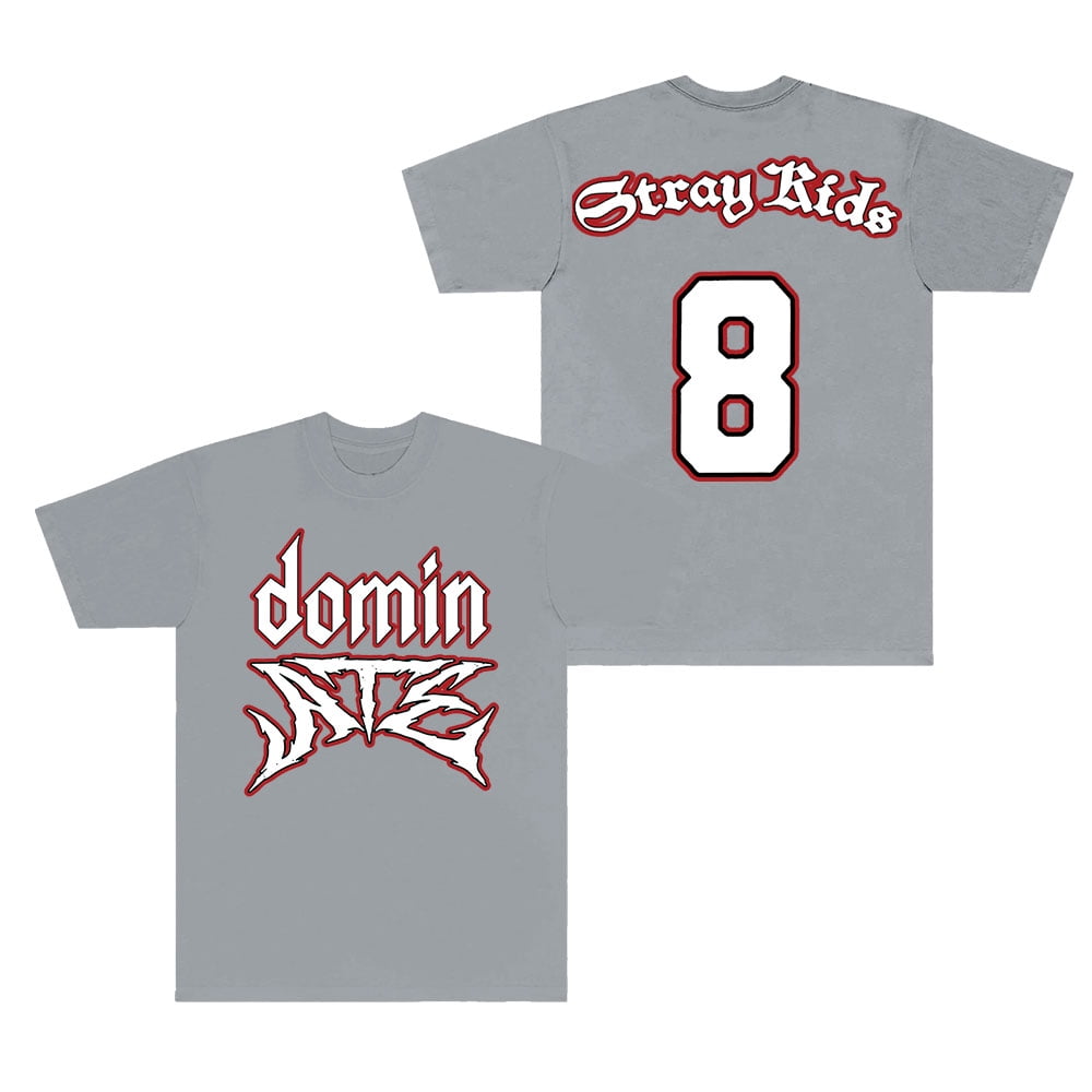 Kpop Stray Kids Dominate 8 Logo T-Shirts SKZ World Tour Merch Women Men ...