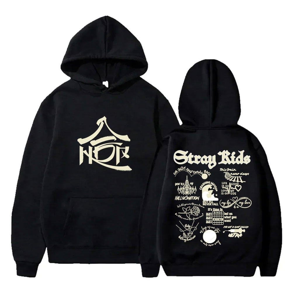 Kpop Stray Kids Hop Tracklist Hoodie SKZ Dominates World Tour Merch ...