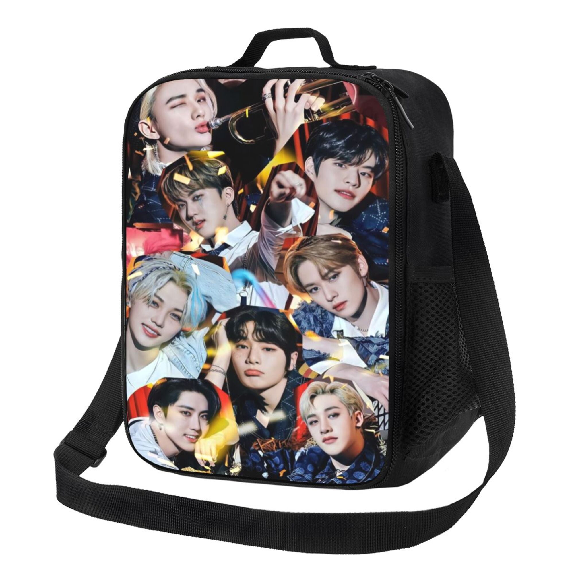 Kpop Stray Kids Insulated Lunch Bag Lunch Box Lightweight Durable Lunch ...