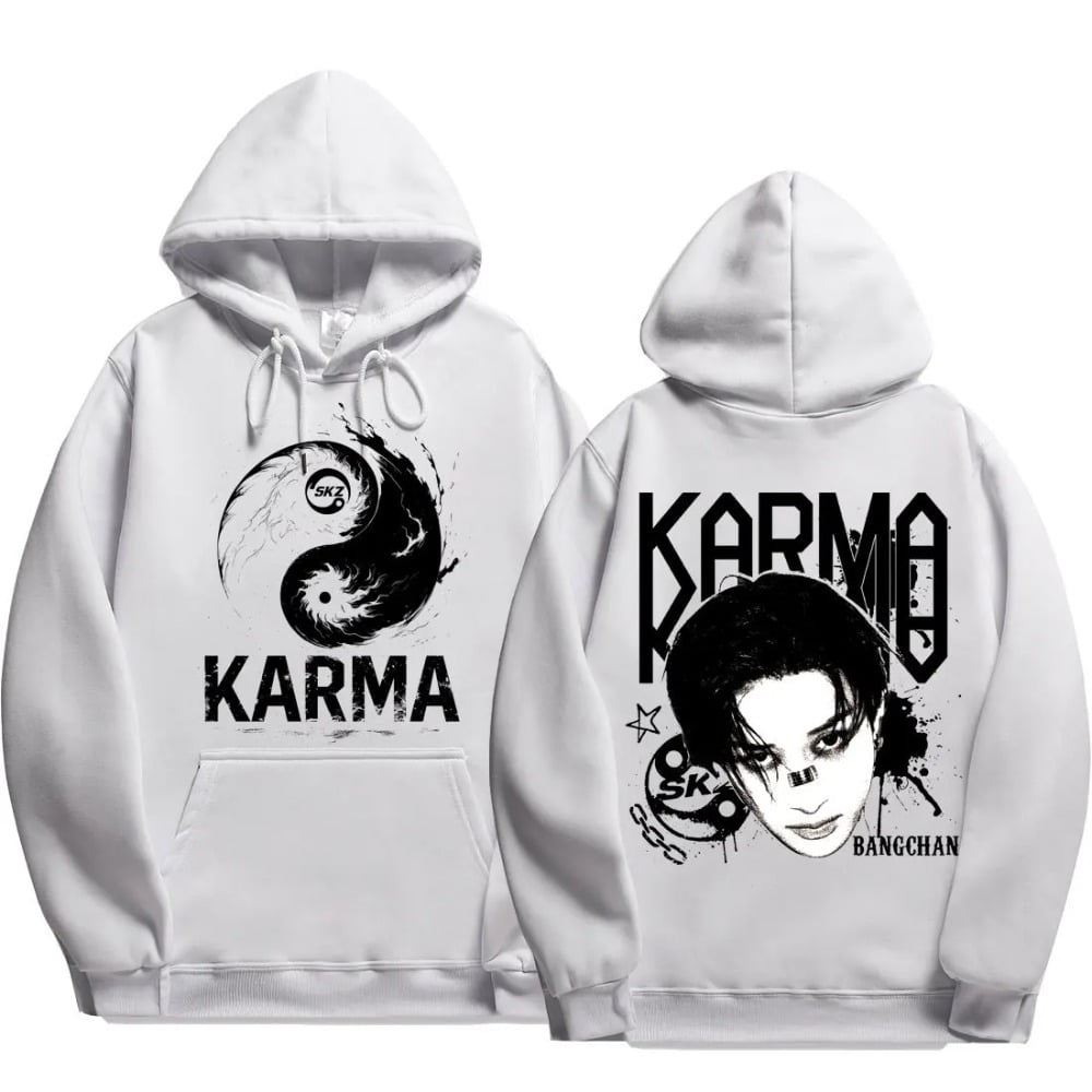 Kpop Stray Kids SKZ Karma Merch Hoodie – Unisex Harajuku Graphic ...