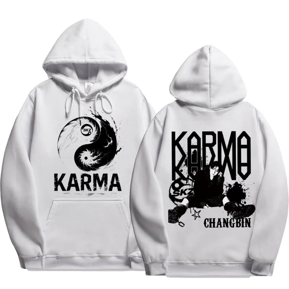 Kpop Stray Kids SKZ Karma Merch Hoodie – Unisex Harajuku Graphic ...