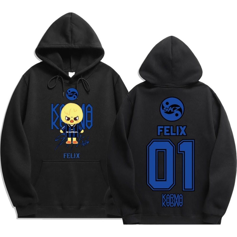 Kpop Stray Kids SKZ Karma Merch Hoodie – Unisex SKZOO Themed Graphic ...