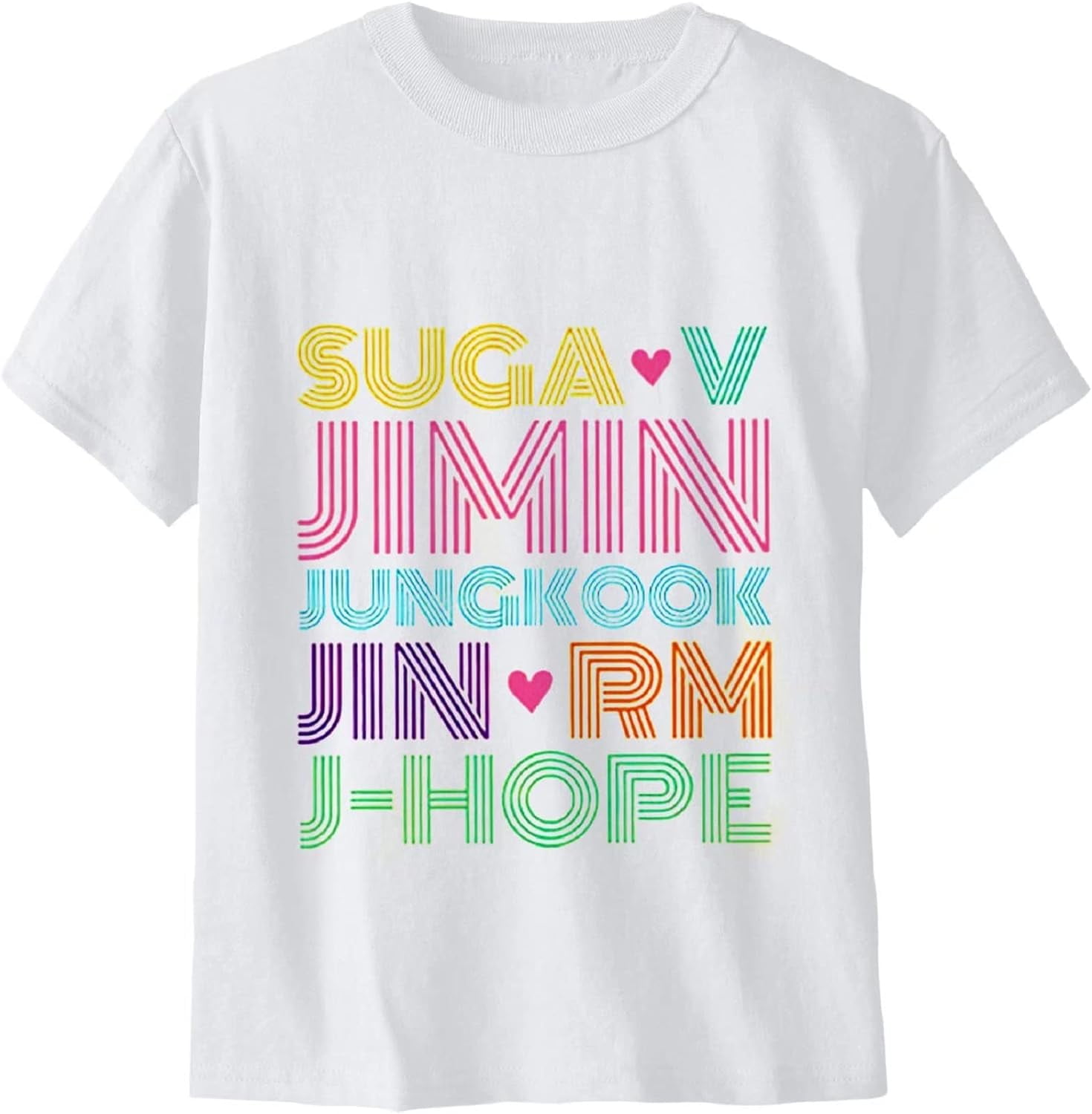 Kpop Team Shirts Short Sleeve Jungkook Suga Jimin V T-Shirt Casual ...