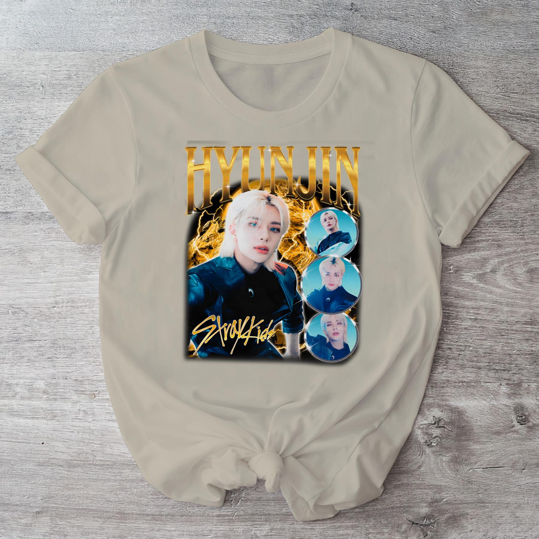 Kpop Visual Performer Tribute Tee, Retro Stage Star Graphic Shirt, Fan ...