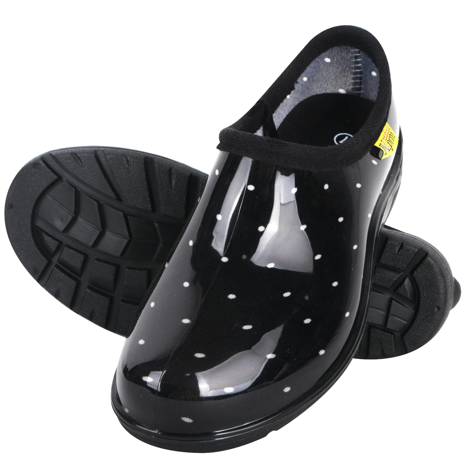 Kprm Flat Garden Shoes for Women Waterproof Slip-On Womens Rubber Rain ...