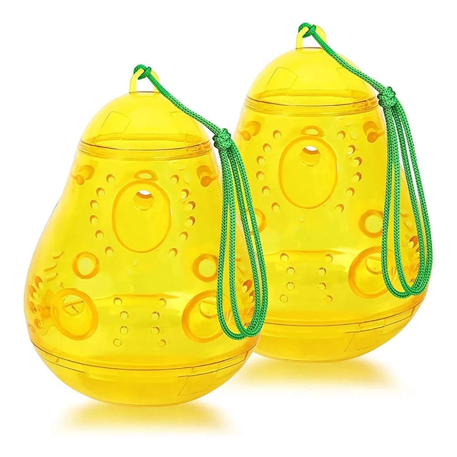 GÂ·PEH 2-Pack Outdoor Wasp and Hornet Traps, Reusable Bee Catchers ...