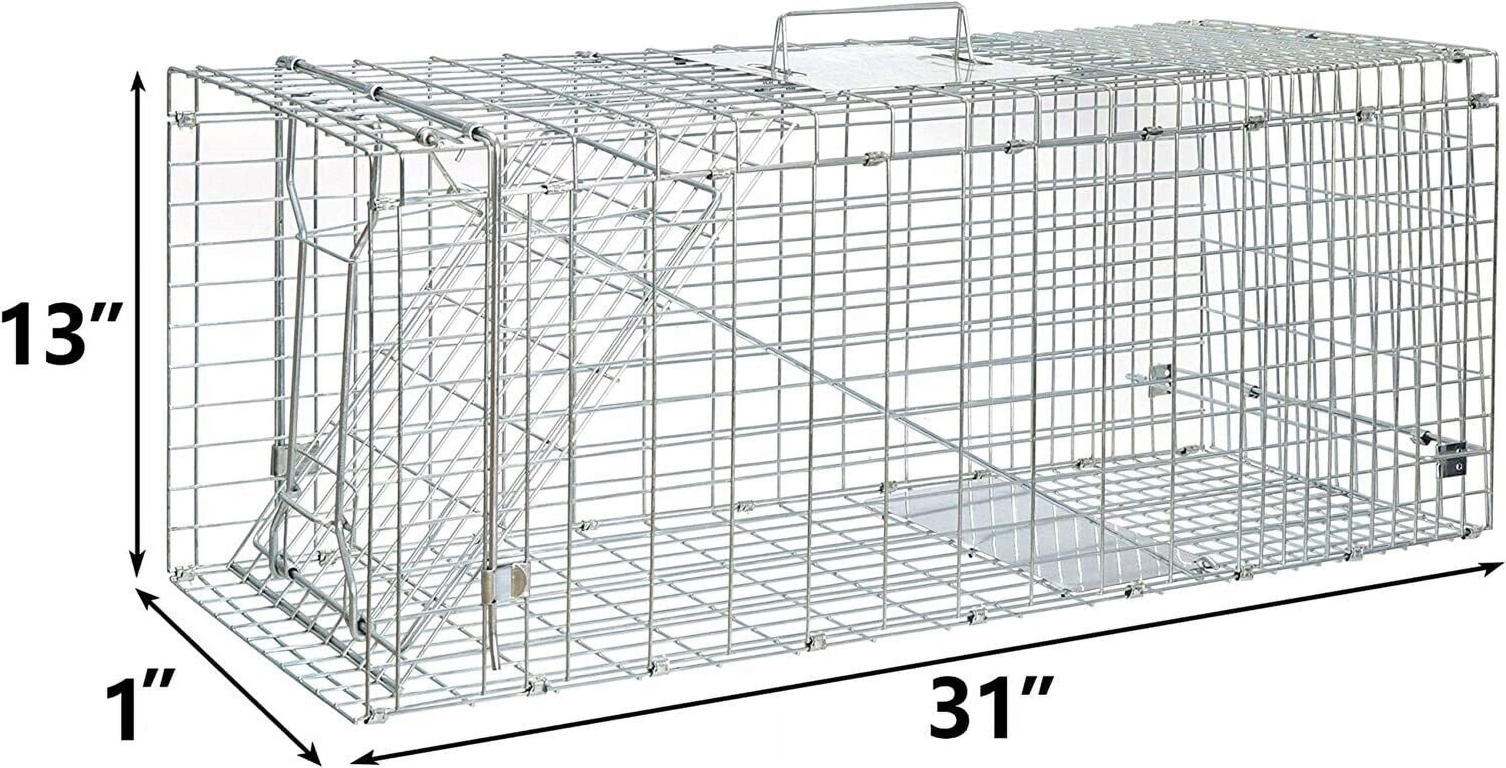 Kqiang Live Animal Trap Extra Large Rodent Cage Garden Rabbit Raccoon ...