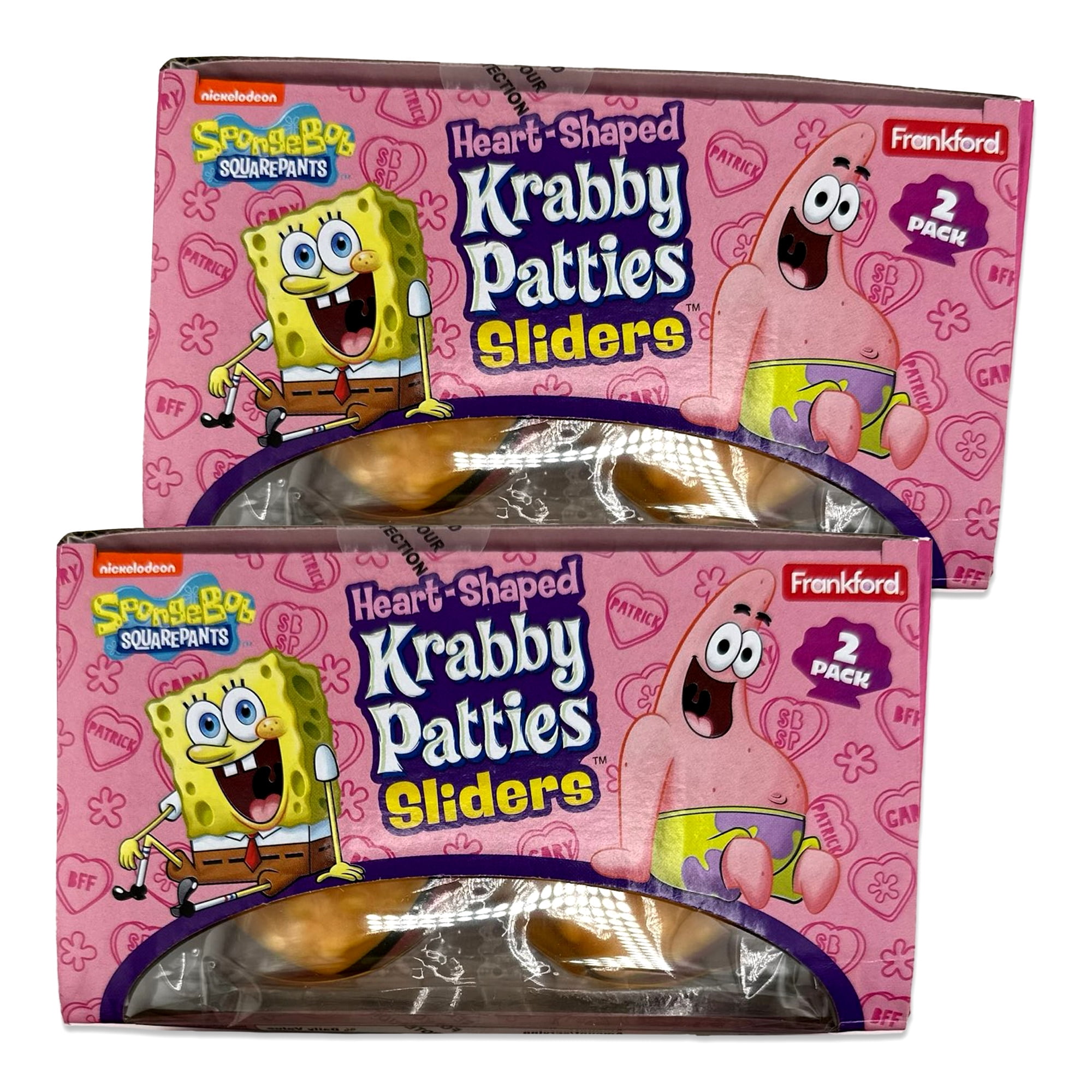 Krabby Patties Heart Shaped 2pk Pack of 2 (4 total) Heart Shaped ...