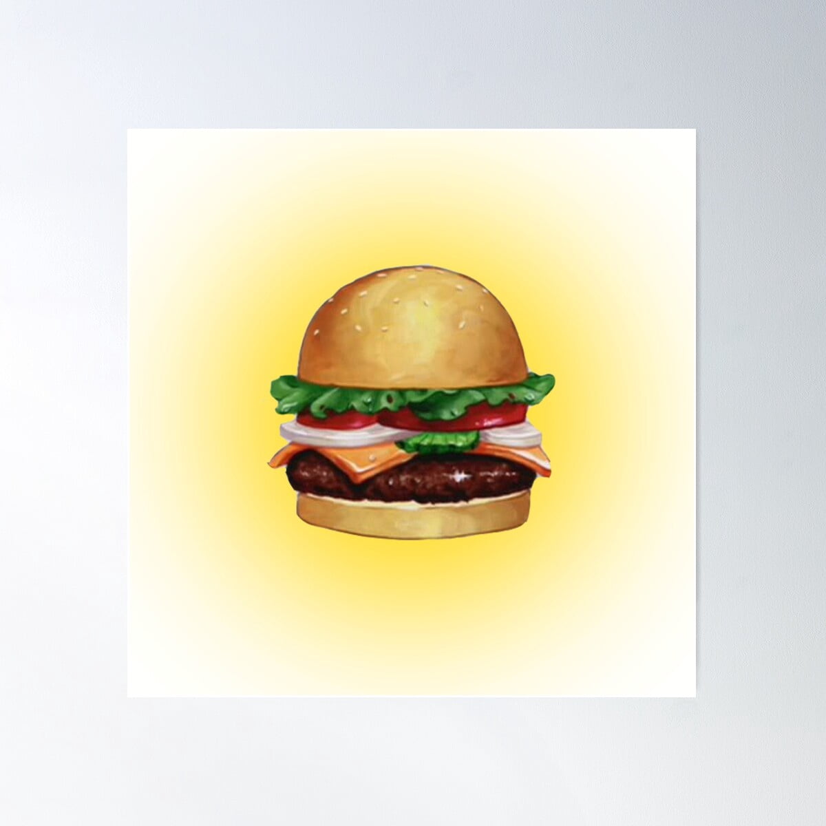 Krabby Patty Poster Wall Art, Modern Wall Decor For Living Room Bedroom ...