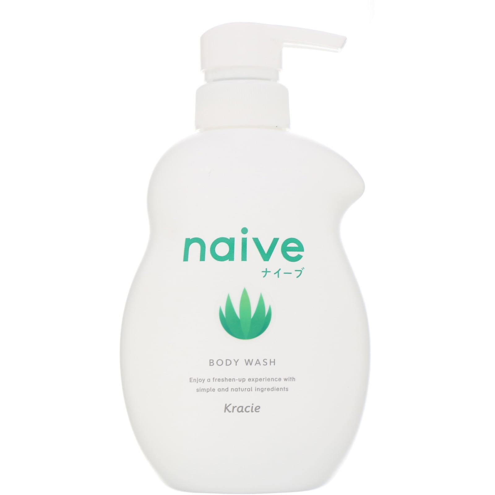 Kracie Naive, Body Wash, Aloe, 17.9 fl oz (530 ml) - Walmart.com