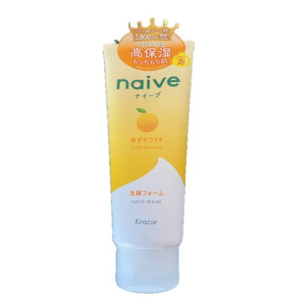 Kracie Naive Makeup Remover Cleansing Foam (Contains Yuzu Ceramide ...